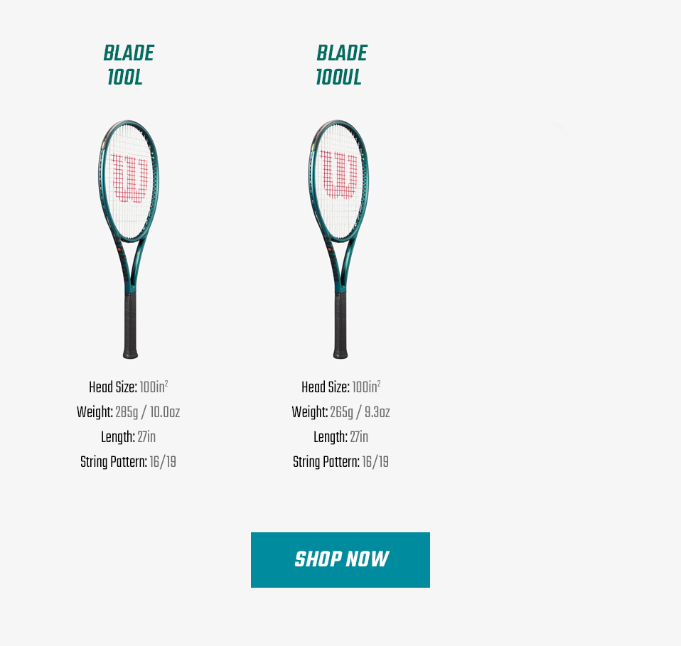 Wilson Blade V9 Racquets | Tennis Plaza