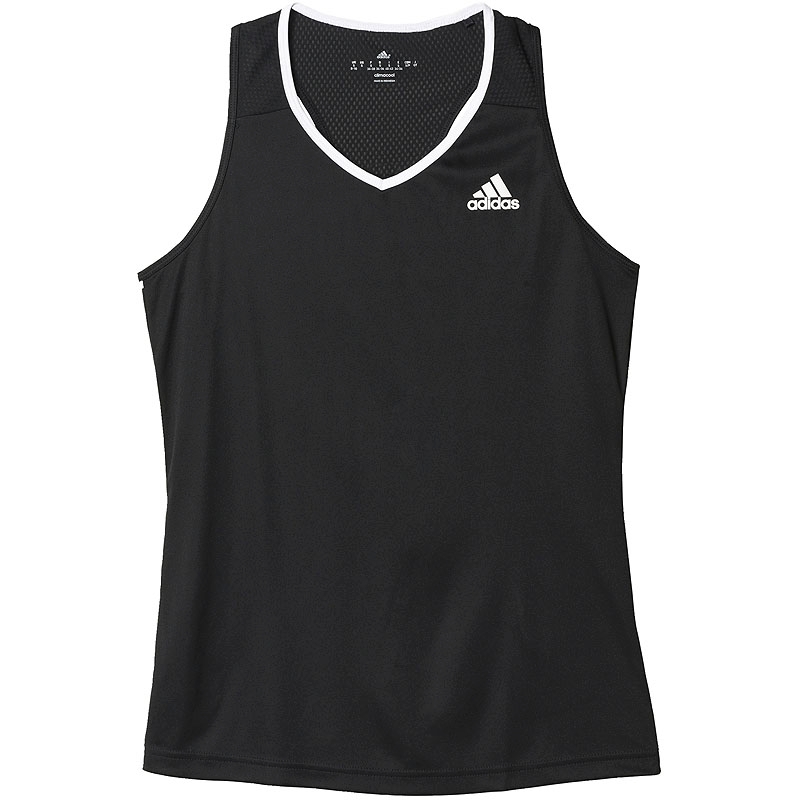 Adidas Club Womens Tennis Tank Blackwhite