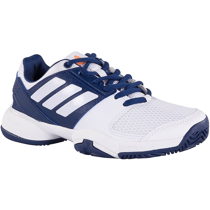 Adidas Barricade Club XJ Junior Tennis Shoe Blue/white