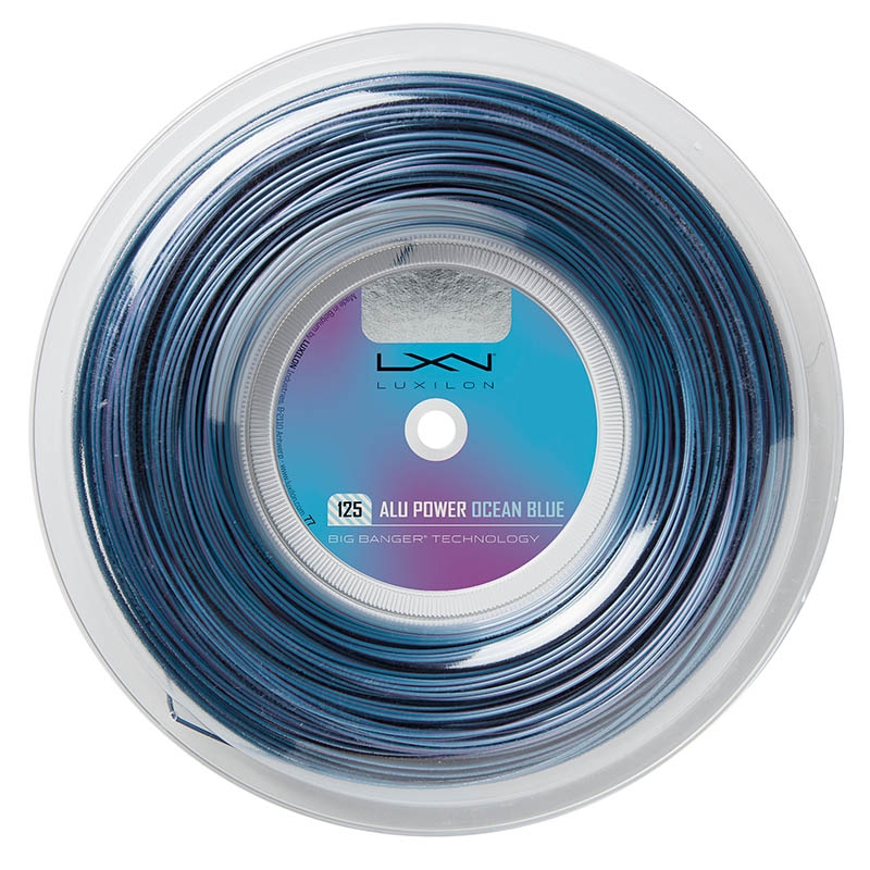 Luxilon Alu Power 16L Tennis String Reel Oceanblue