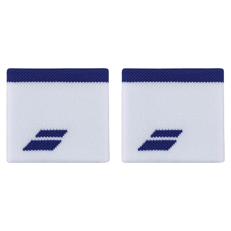 Babolat Logo Tennis Wristband White/blue