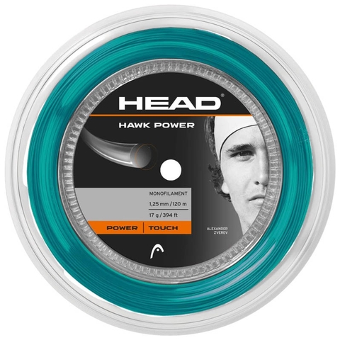Head Hawk Power 17 Tennis String Reel Petrol
