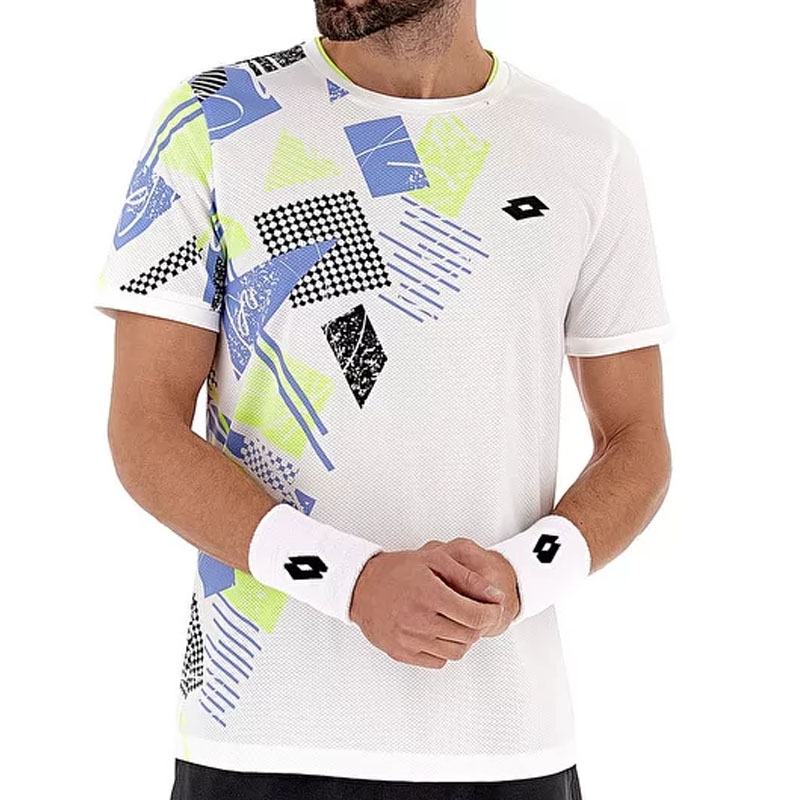 Lotto Tech 1 D5 Men s Tennis Tee White
