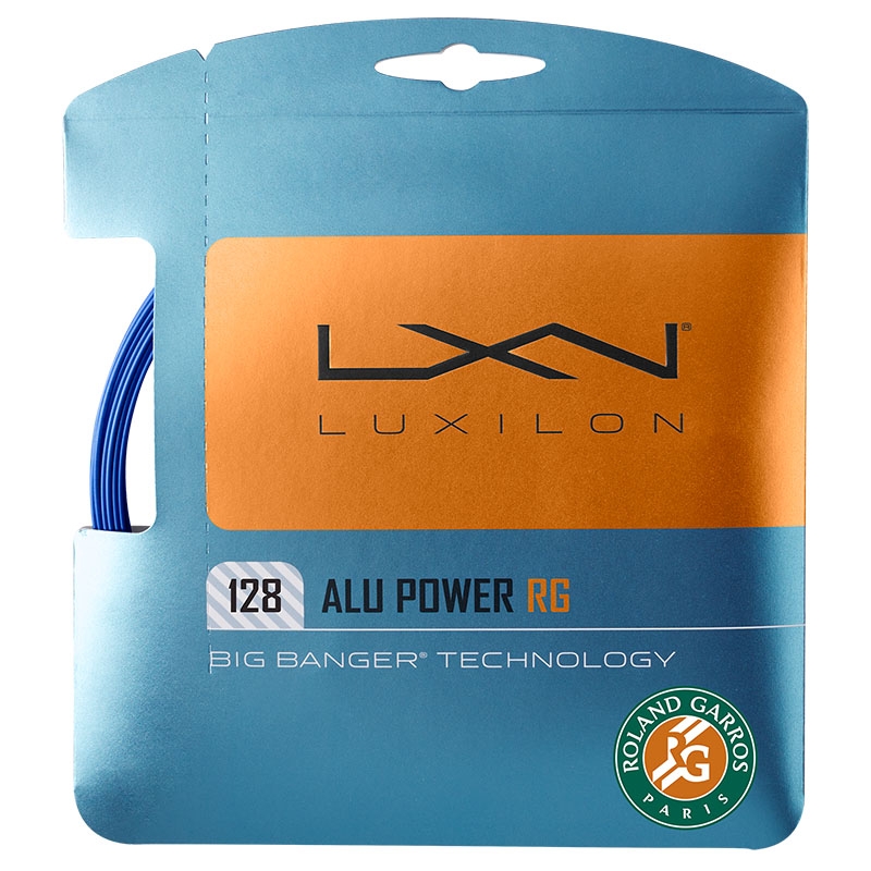 Luxilon Alu Power 128 RG Tennis String Set Blue/white