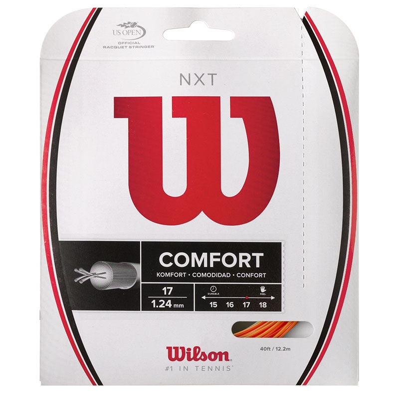 Wilson NXT 17 Tennis String Set Neonorange