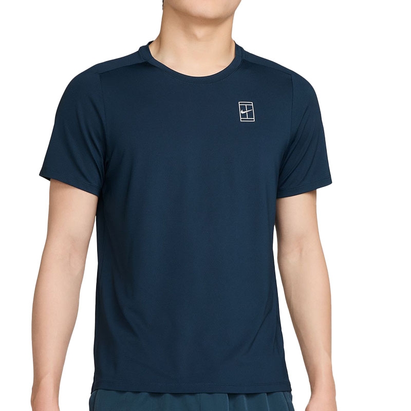 Nike Court Advantage Men's Tennis Top Armorynavy/white