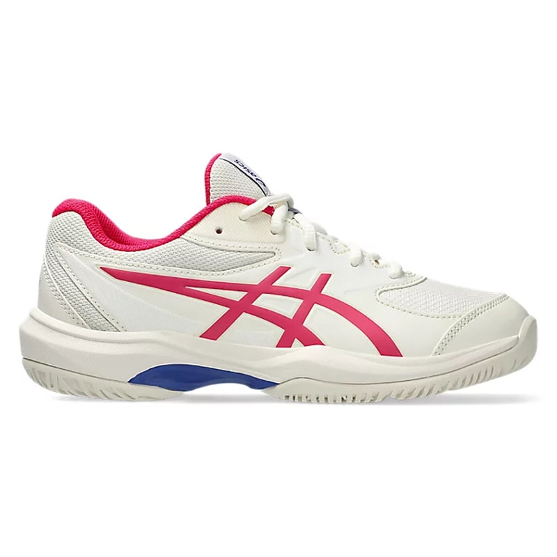 Asics Gel Game GS Junior Tennis Shoe Cream/brightrose