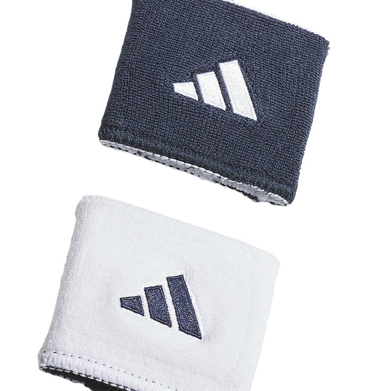 Adidas Small Reversible Tennis Wristband Navy/white