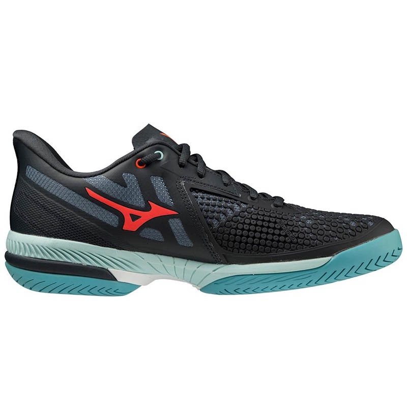Mizuno Wave Enforce Tour Ac Men's Tennis Shoe Blue/soleil Mizuno Wave Enforce Tour Ac Men's Tennis Shoe Blue/soleil