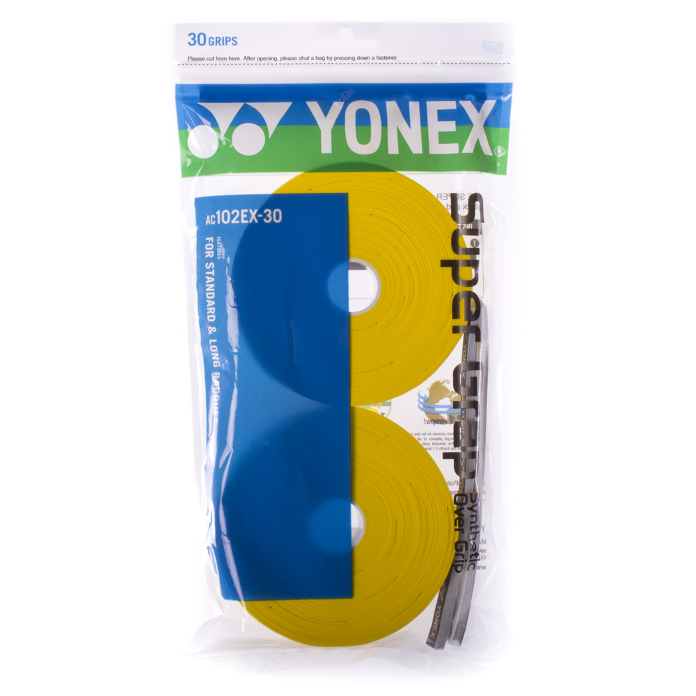 Yonex Super Grap Overgrip 30 Pack Yellow