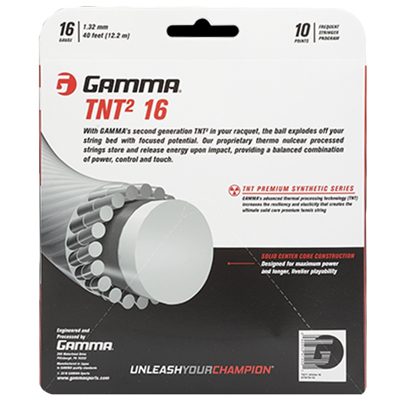Gamma TNT2 16 Tennis String Set Natural