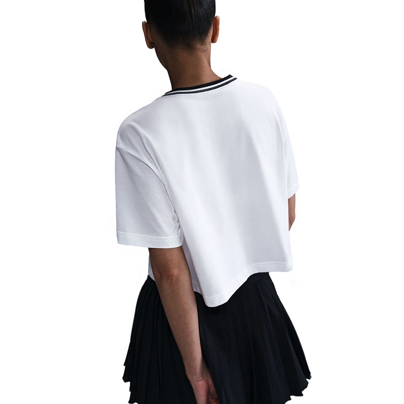 Nike Heritage Dri-Fit Crop Women's Tennis Tee White