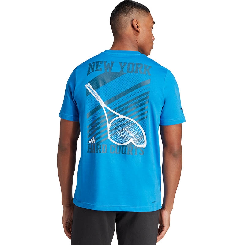 adidas Us Open Graphic Men's Tennis Tee Royal
