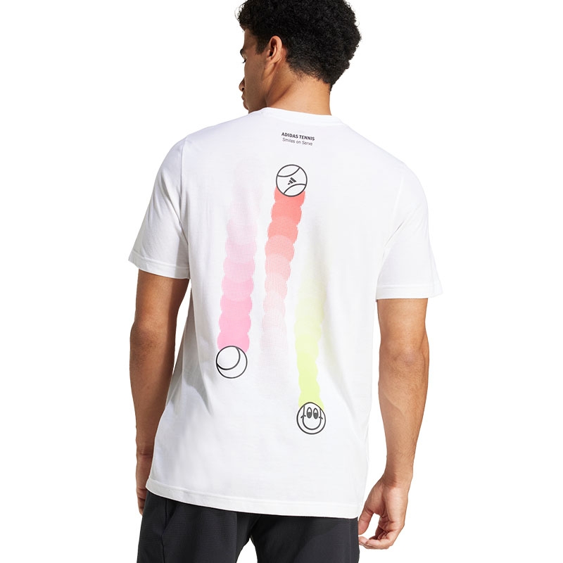adidas Grand Slam Graphic Men's Tennis Tee White