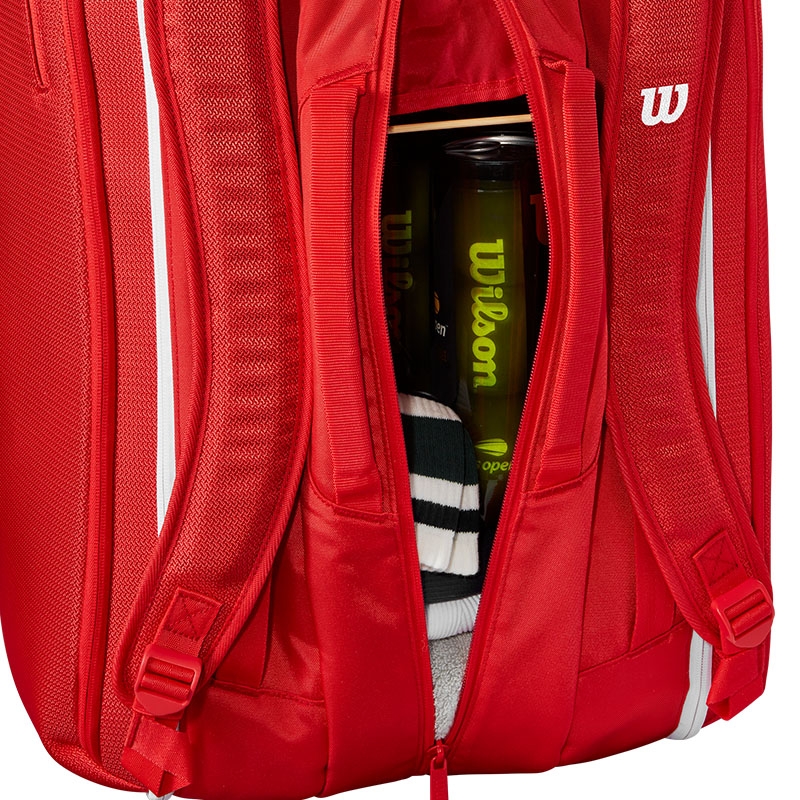 Wilson Super Tour 15 Pack Tennis Bag Red