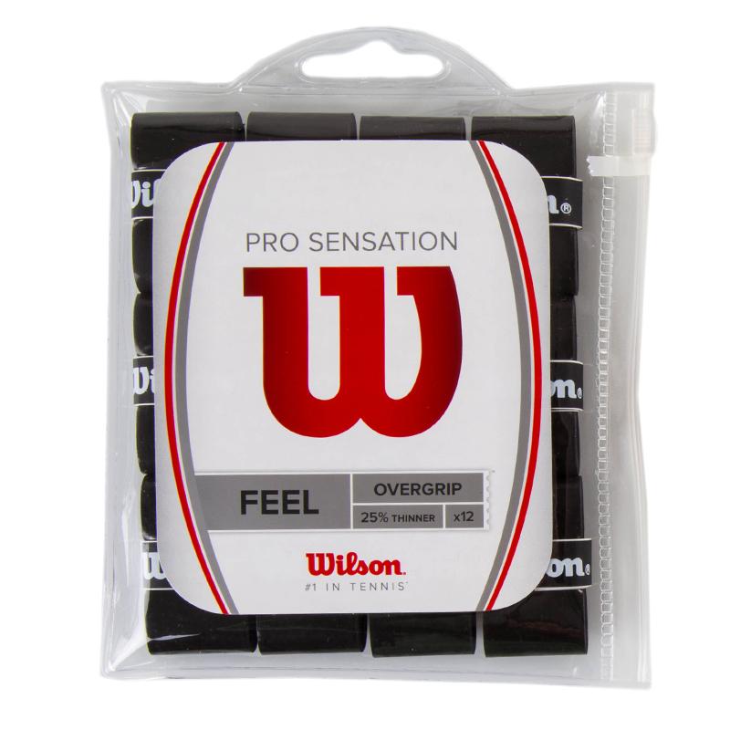 Wilson Pro Sensation Overgrip 12 Pack Black